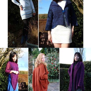 Machine Knitting Patterns: Designer Knitwear - Winter Collection 1 - Etsy