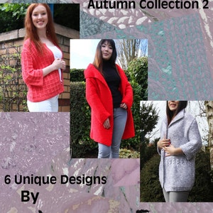 Hand Knitting Patterns: Designer Knitwear - Autumn Collection 2 - Etsy