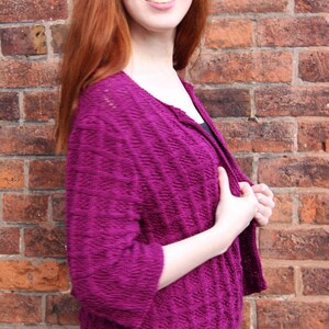 Summer Lattice Jacket Hand Knitting Pattern - Etsy