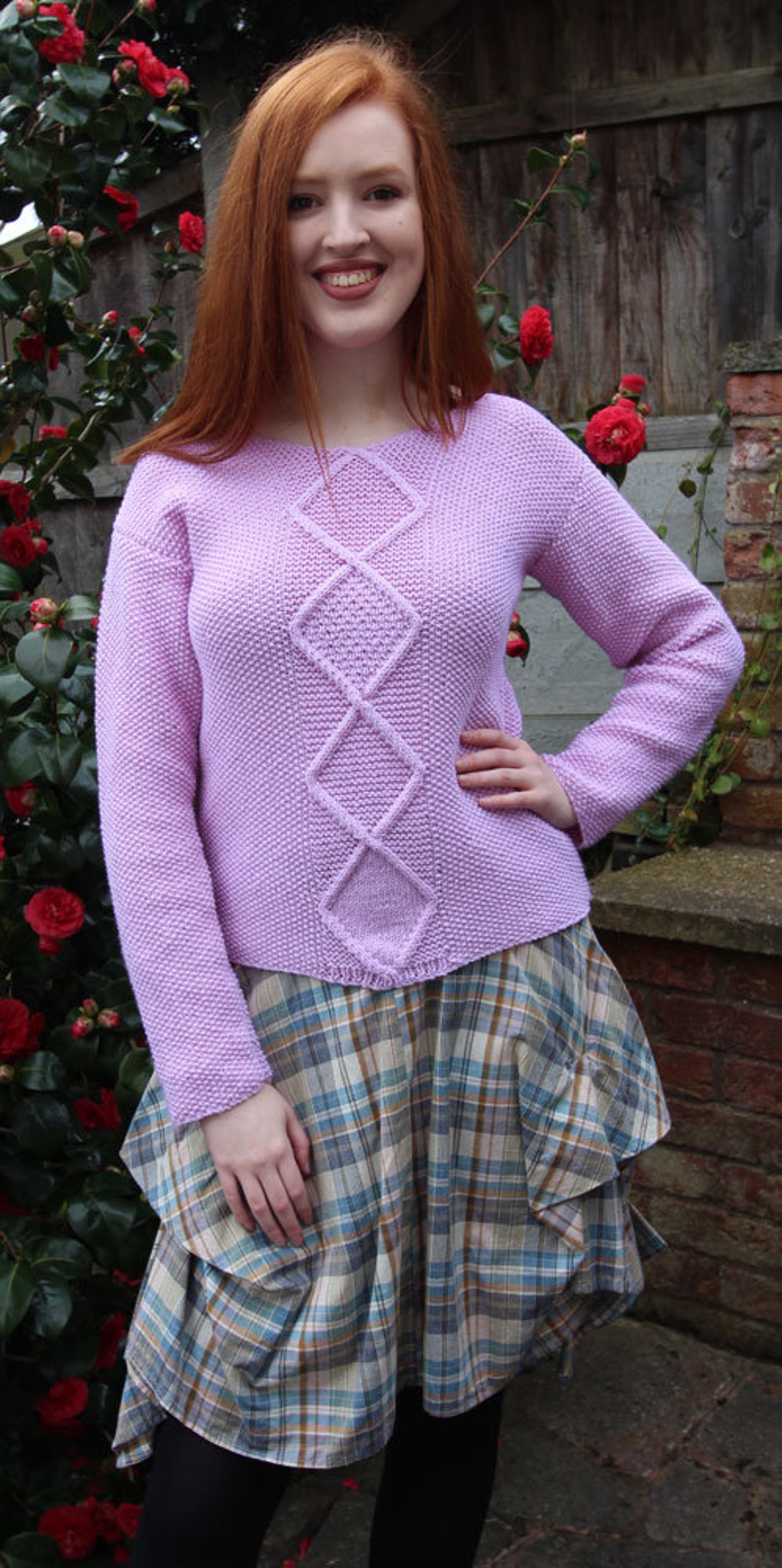 Diamond Sweater Hand Knitting Pattern - Etsy