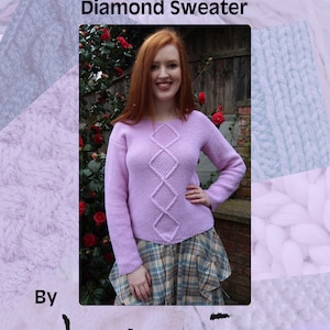 Diamond Sweater Hand Knitting Pattern - Etsy