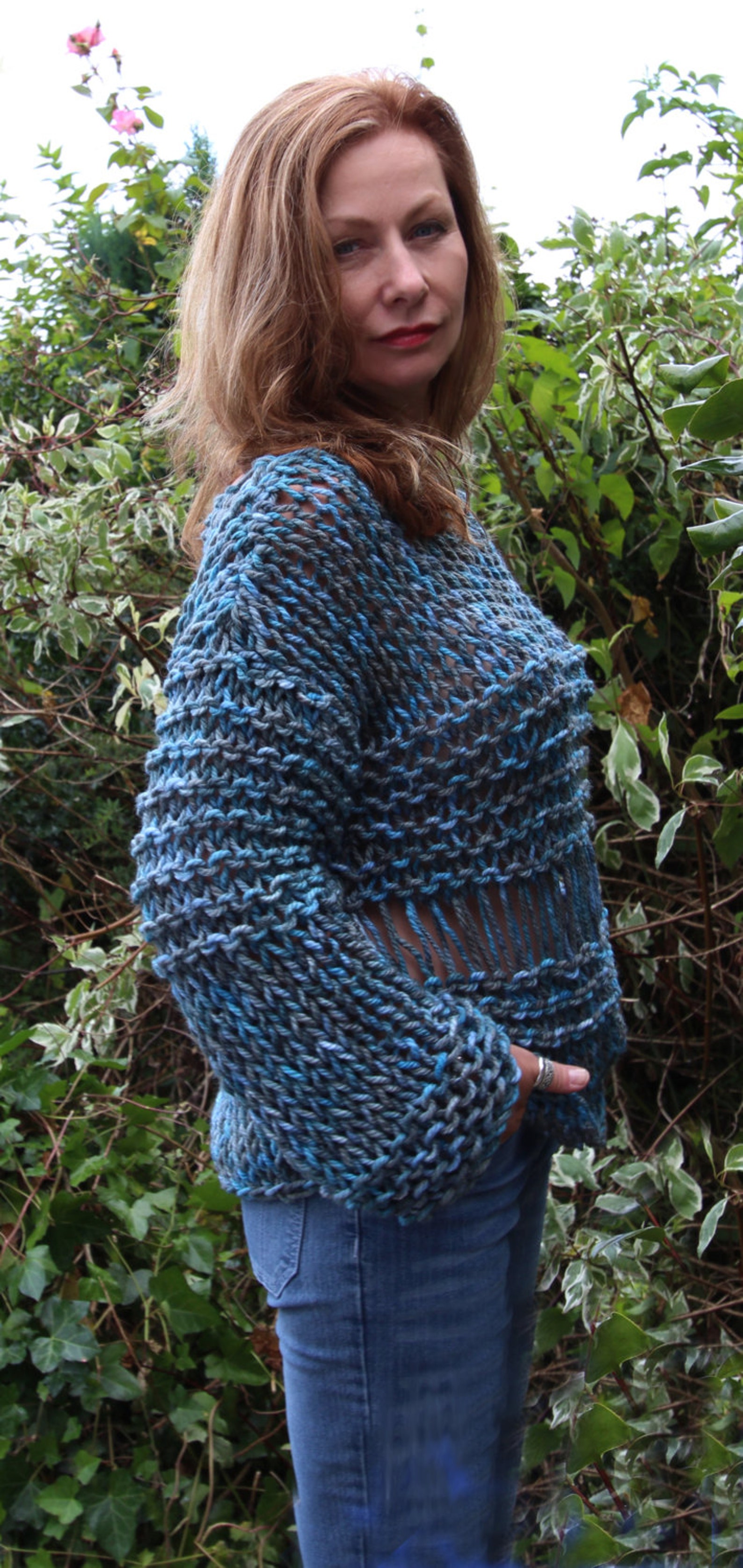 Grunge Jumper Hand Knitting Pattern - Etsy