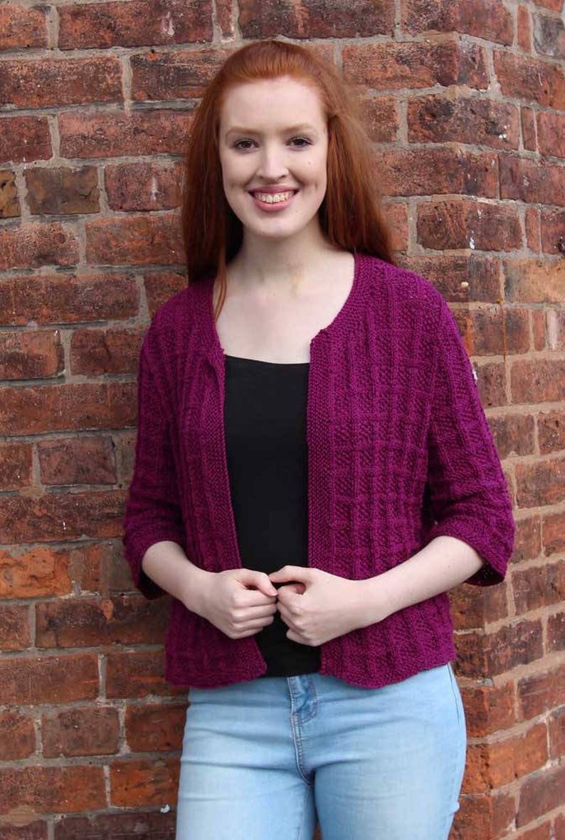 Summer Lattice Jacket Hand Knitting Pattern - Etsy