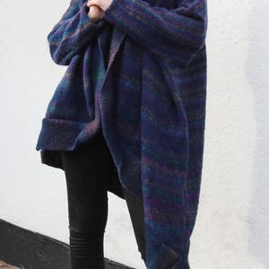 Indigo Coat Hand Knitting Pattern - Etsy