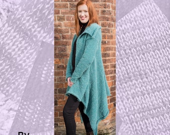 Jagger Coat Machine Knitting Pattern | Etsy