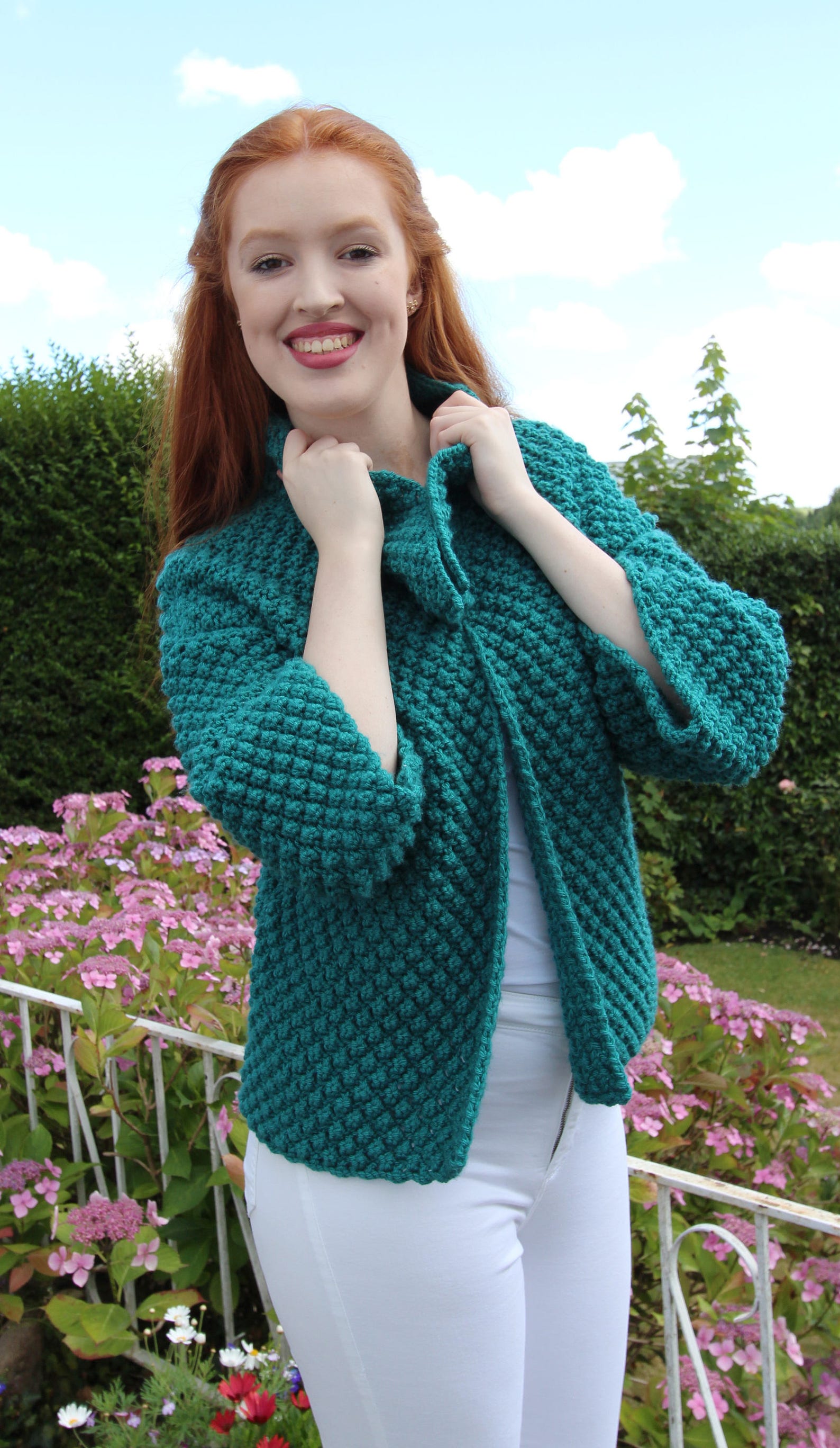Trinity Jacket Hand Knitting Pattern - Etsy