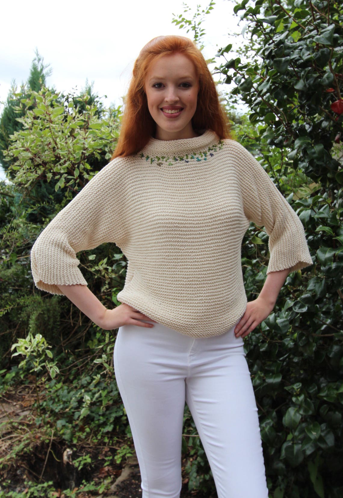 Lily Sweater Hand Knitting Pattern - Etsy
