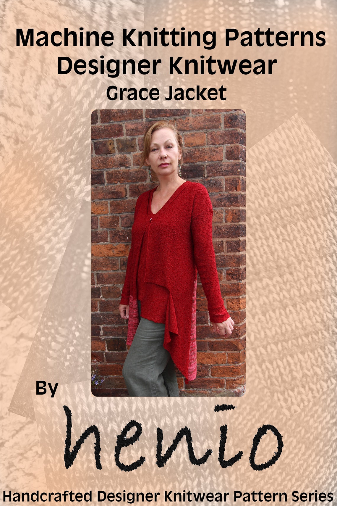 Grace Jacket Machine Knitting Pattern - Etsy