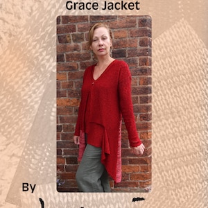 Grace Jacket Machine Knitting Pattern - Etsy