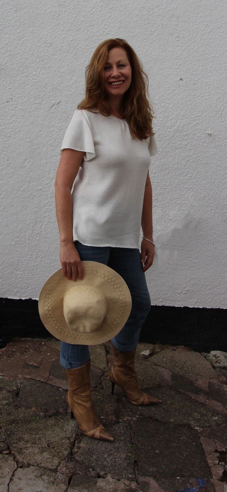 Pretty & Plain Smock Top Machine Knitting Pattern - Etsy