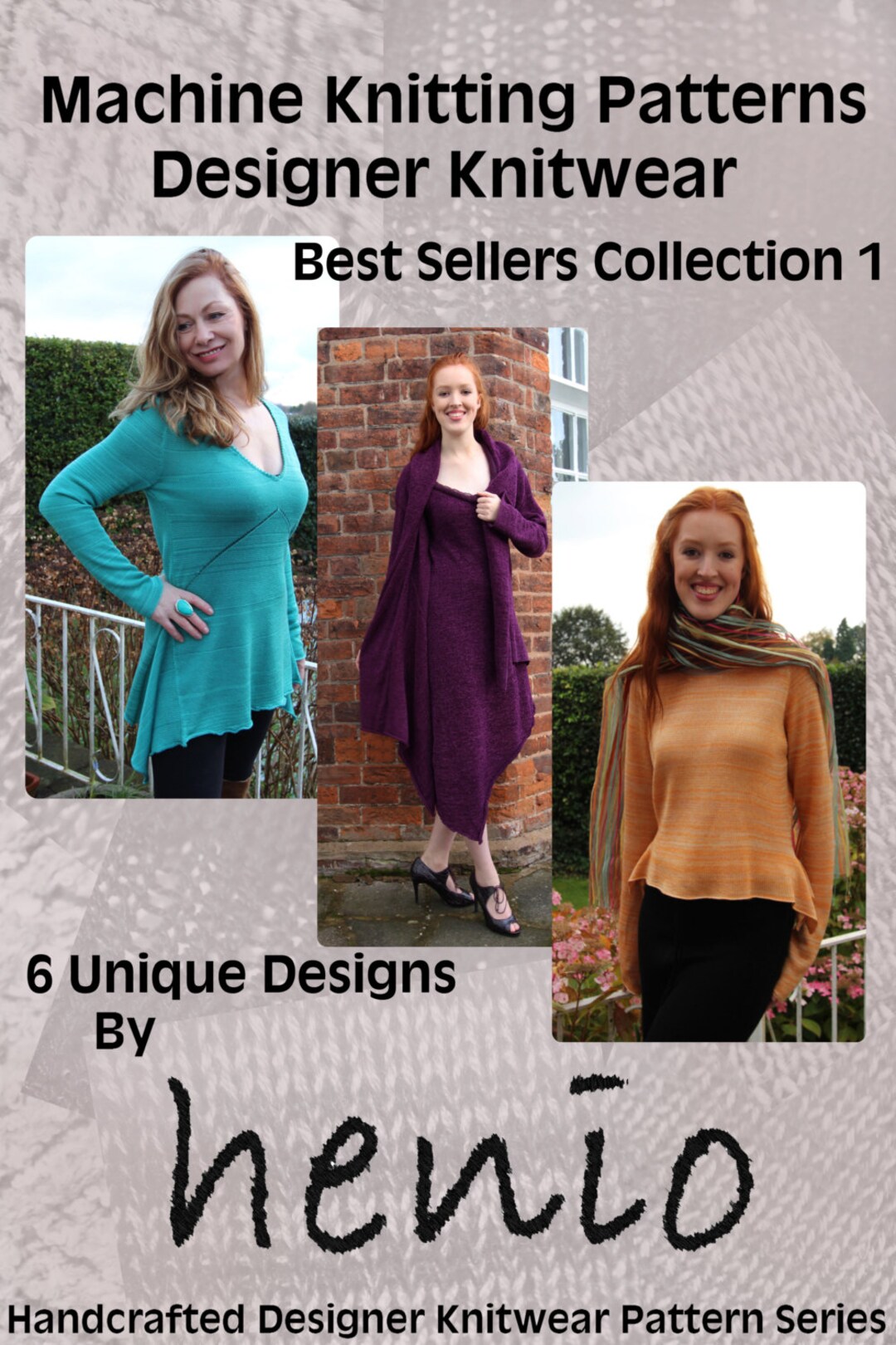 Machine Knitting Patterns: Designer Knitwear - Best Sellers Collection ...