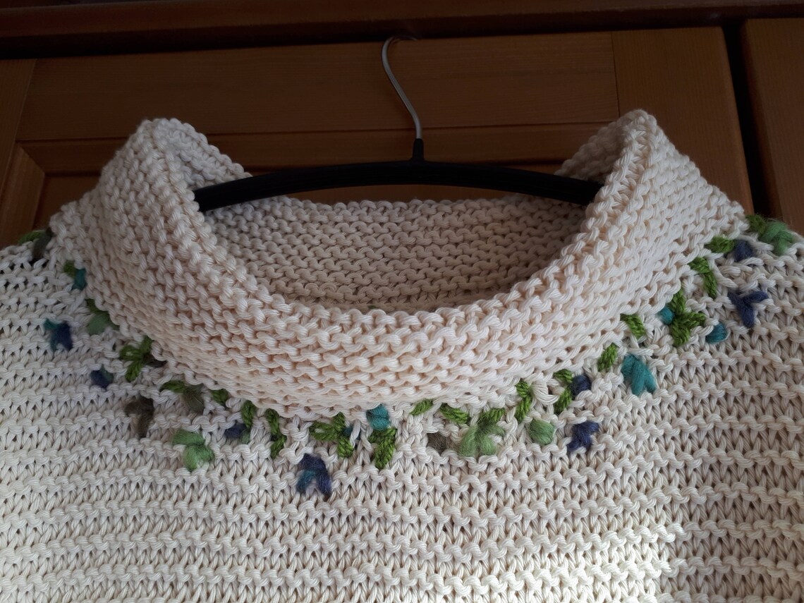 Lily Sweater Hand Knitting Pattern - Etsy