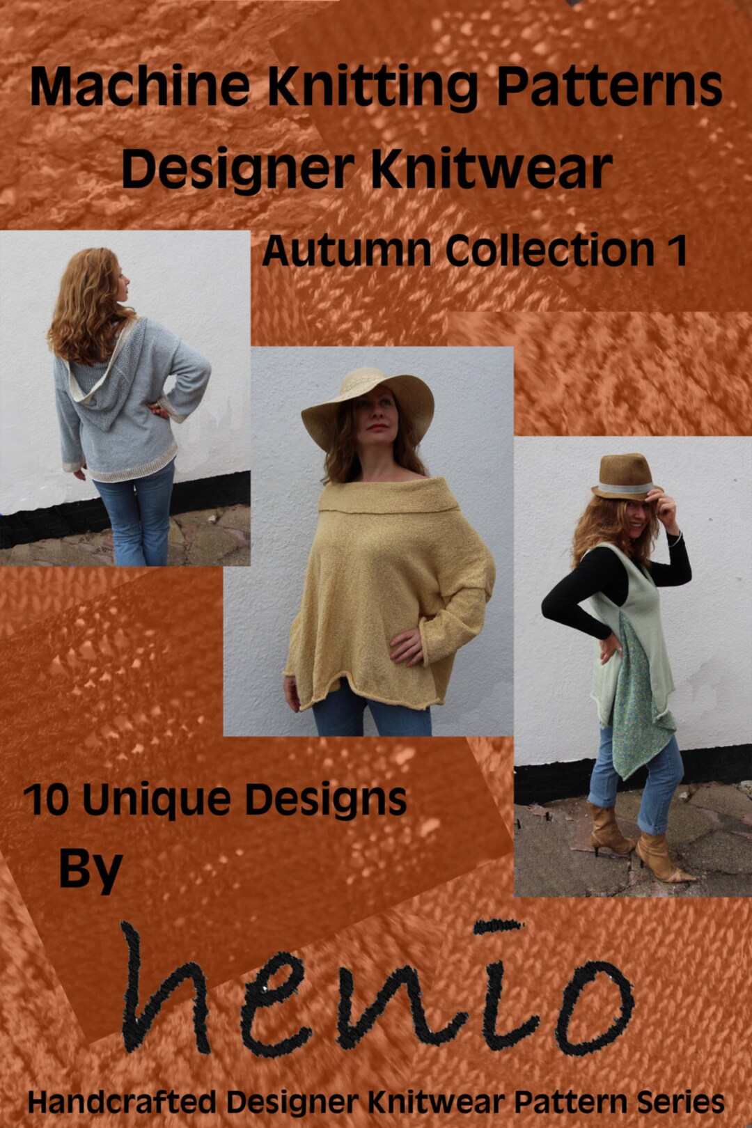 Machine Knitting Patterns: Designer Knitwear - Autumn Collection 1 - Etsy