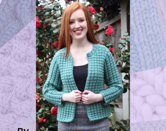 Vintage Red Jacket Hand Knitting Pattern | Etsy