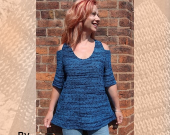 Grace Top Machine Knitting Pattern | Etsy