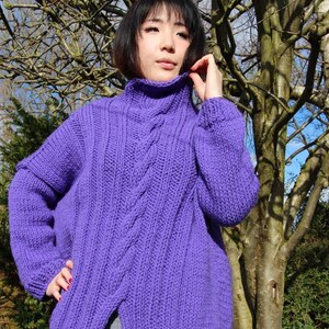 Forget-me-not Jumper Hand Knitting Pattern - Etsy UK