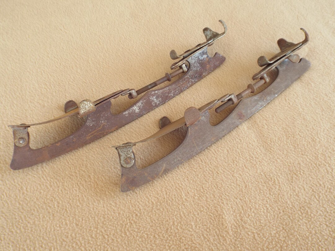 Antique Clamp-on Ice Skate Blades Union Hardware Company Torrington ...