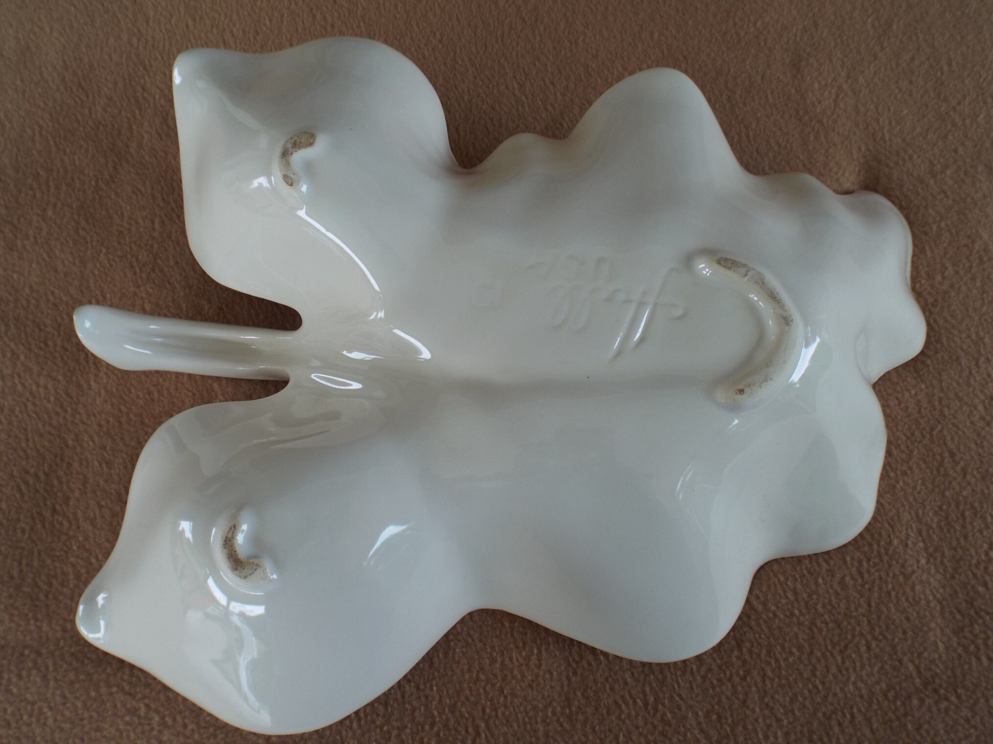 Antique Hull Tokay Tuscany White Leaf Green Grapes Centerpiece | Etsy