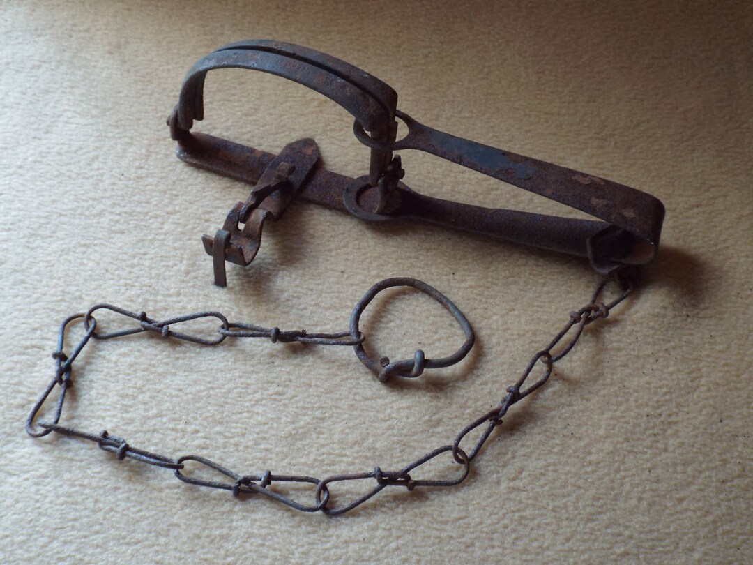 Antique Steel Victor Small Game Trap - Etsy