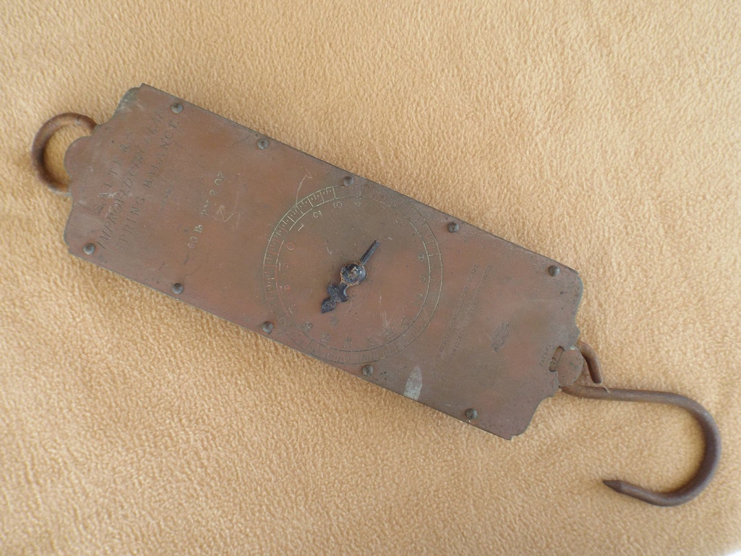 Antique Salter Spring Balance; Improved Circular Scale; Spring Scale - Etsy