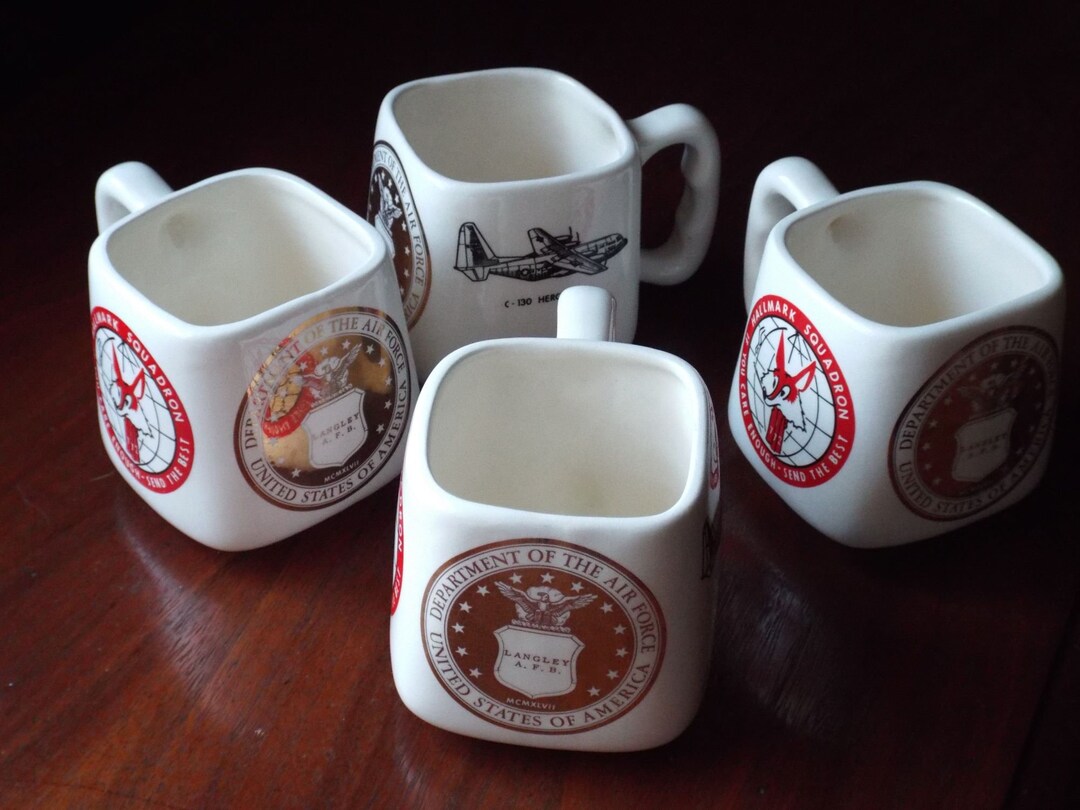 Antique 1947 Collectible Air Force Mug; Langley Air Force Base ...