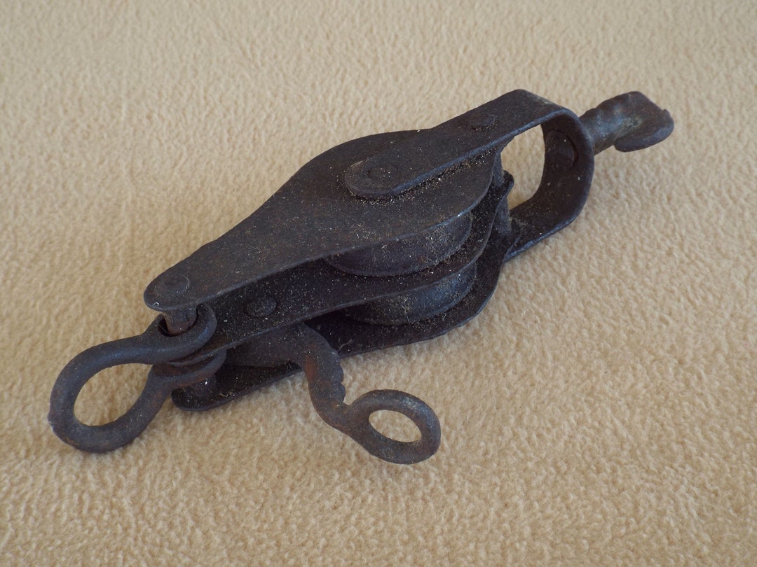CLEARANCE Antique Rustic Pulleys Barn Pulley Farm Tool - Etsy