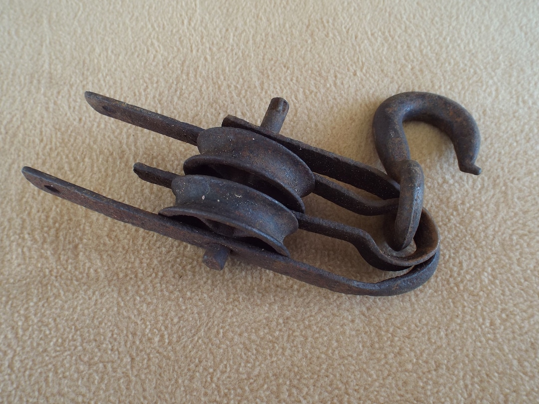 Antique Rustic Pulleys; Barn Pulley; Farm Tool - Etsy