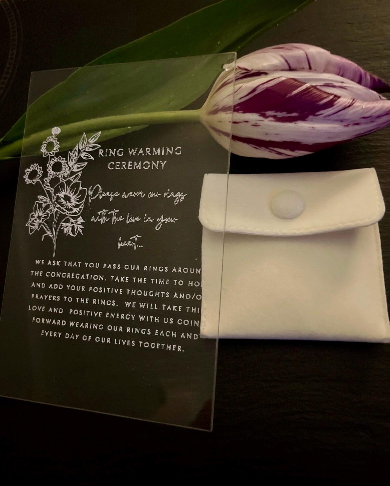 Rings Warming Ceremony Wedding Vows - Wedding Memorial Ritual Vows - Etsy