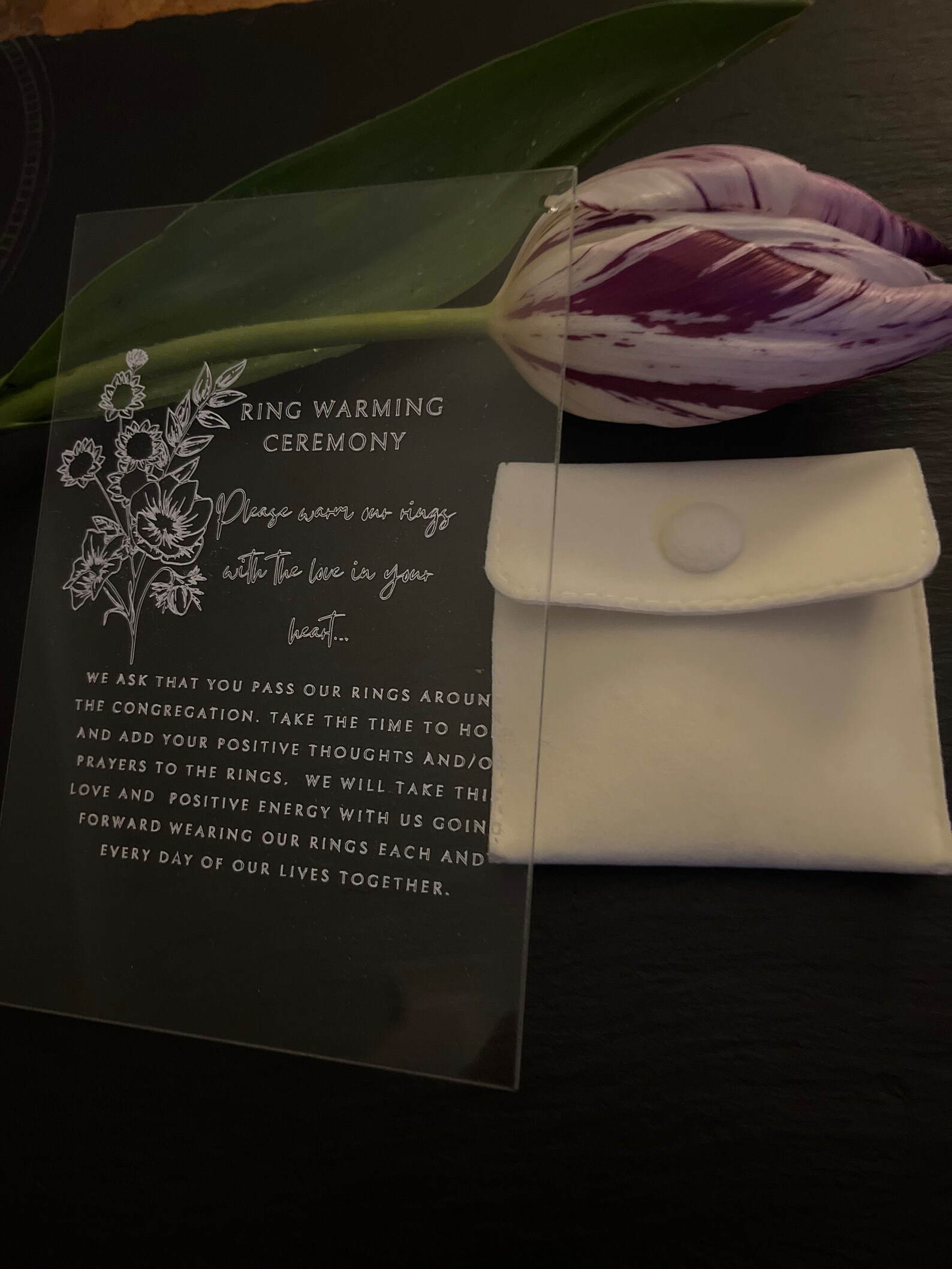 Rings Warming Ceremony Wedding Vows Wedding Memorial Ritual Vows - Etsy