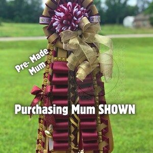 Maroon and Gold Mum Kit - Etsy