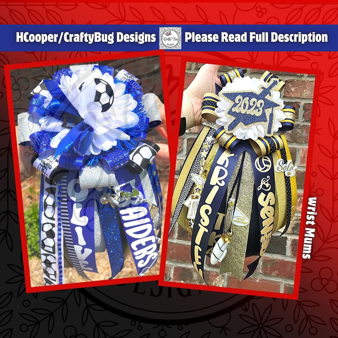 Custom Homecoming Wrist Mum. Wrist Mum. Mini Mum. Birthday Mum ...