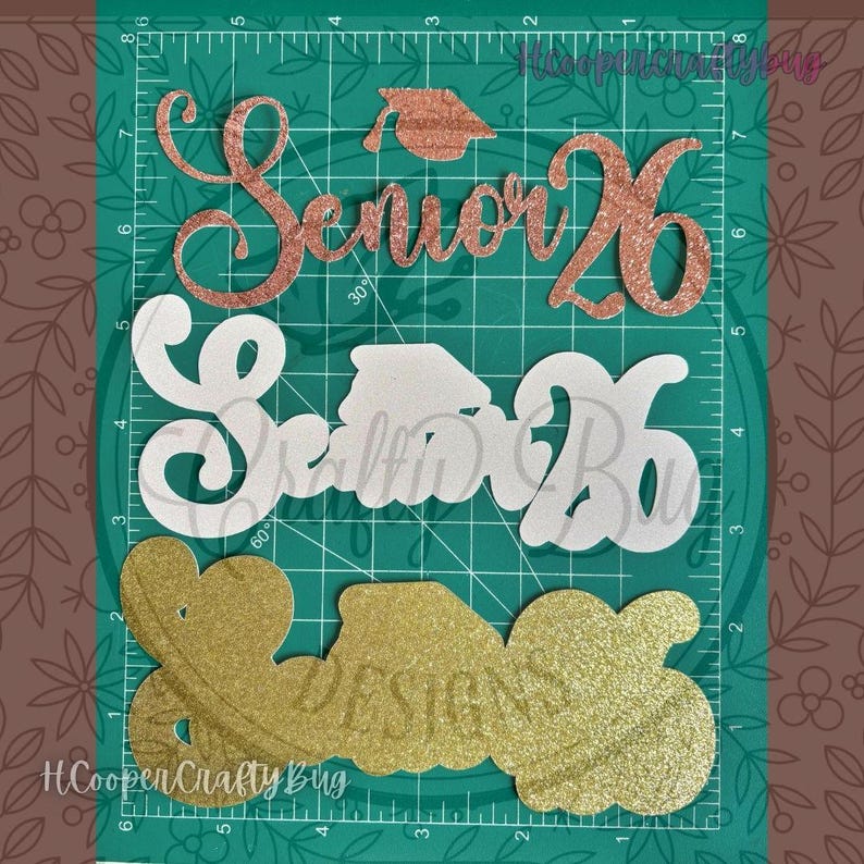 Instant Download Senior 2026 SVG for Homecoming Mum Cutouts; Graduation ...