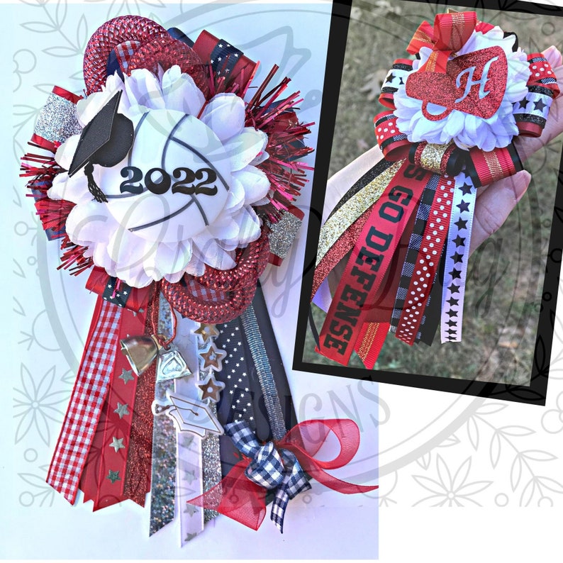 Homecoming Ring Mum Custom Finger Mum. Graduation Mum - Etsy