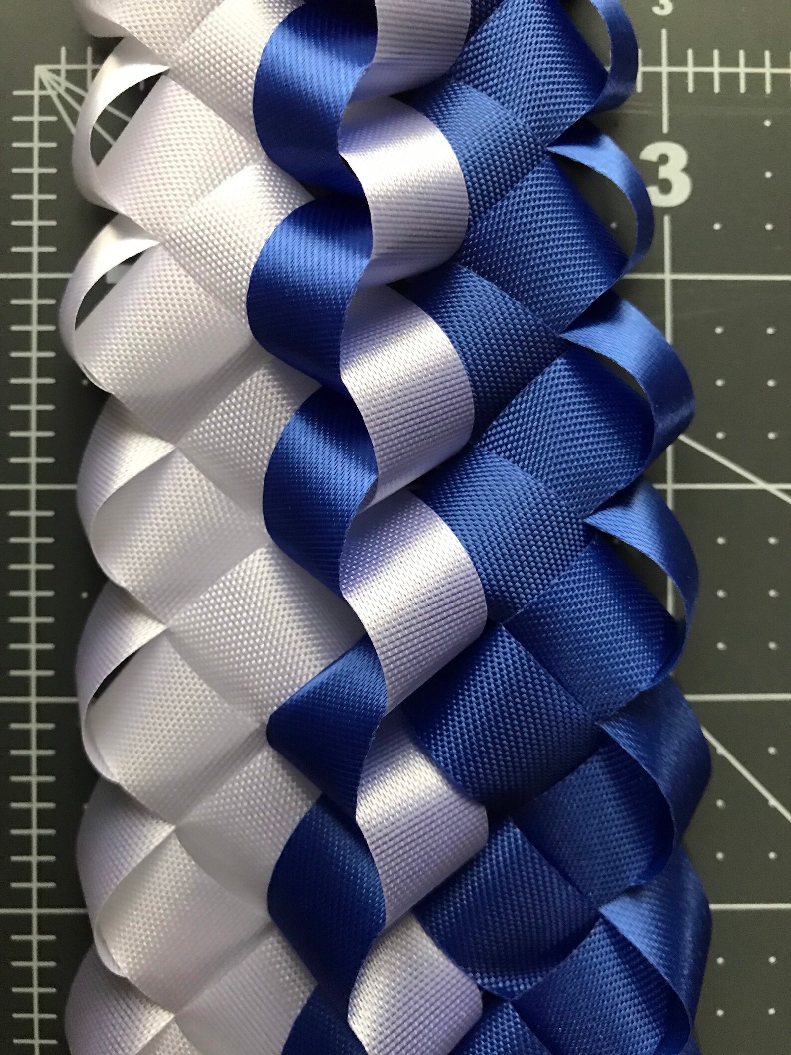 30 Double Military Braid. Homecoming mum braid. Royal blue | Etsy
