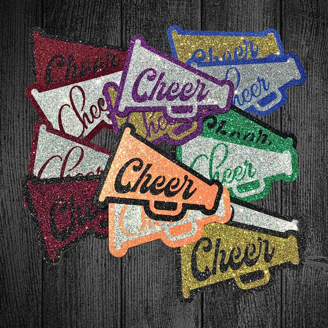 5" Cheer Megaphone Cutouts; Not a Custom Order! Available in Several ...