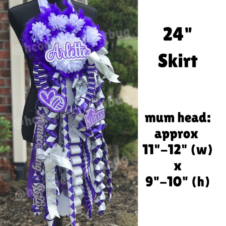 Custom Paw Print Homecoming Mum, Deluxe Mega Style. - Etsy