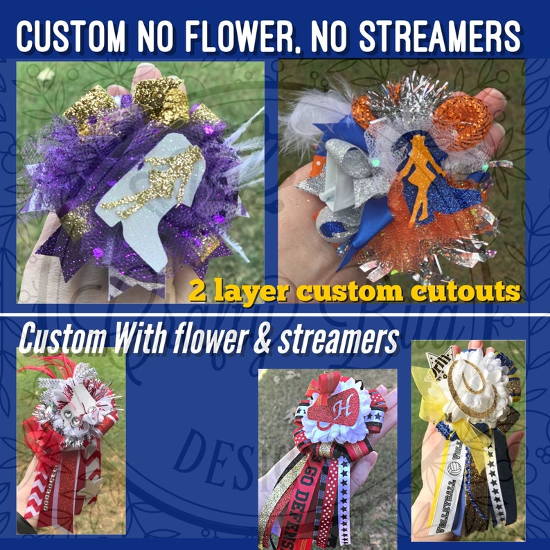 Homecoming Ring Mum Custom Finger Mum. Graduation Mum - Etsy