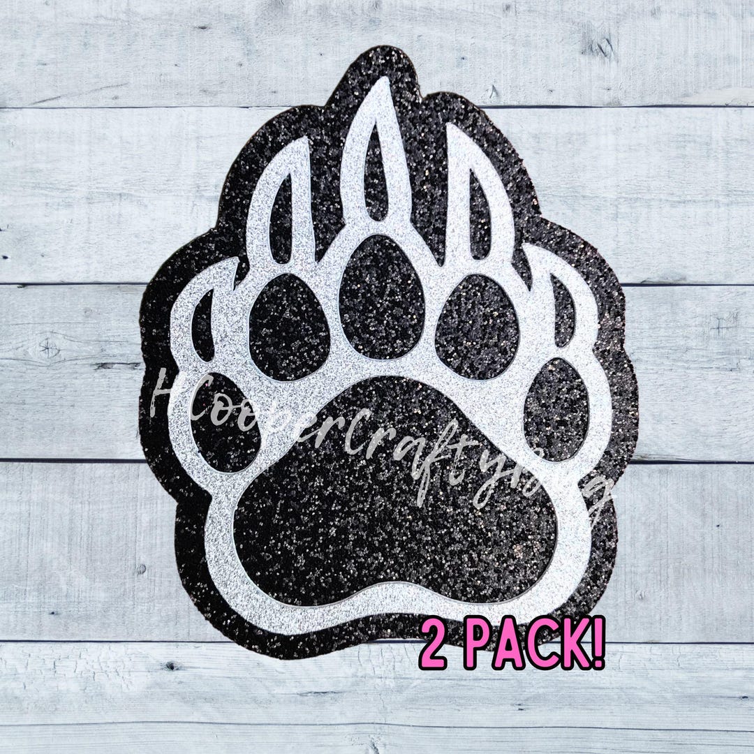 2 Pack Pre-made Bear Claw Cutouts; Paw Print Cutouts; Purchasing Paw ...