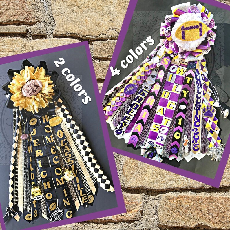 Custom Full Size Garter Mum Homecoming Mum Garter SENIOR - Etsy