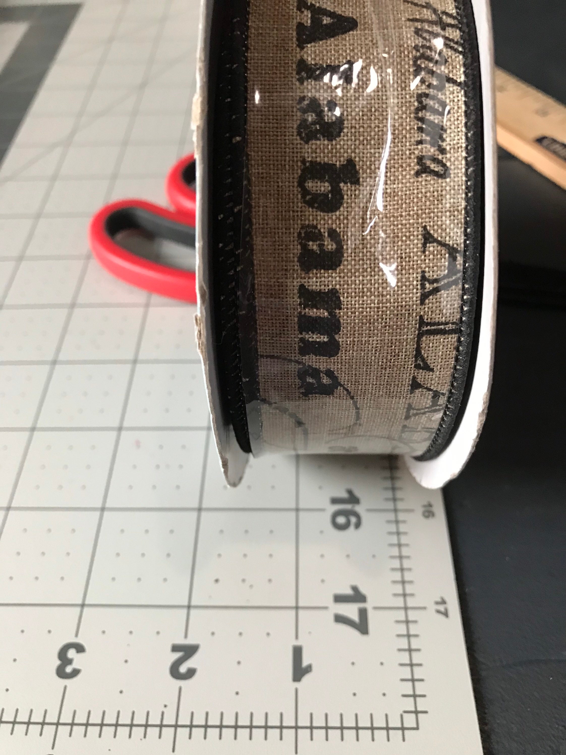 2.5 ALABAMA Wired Ribbons. 1.5 Alabama Ribbon. Wreath Bow - Etsy