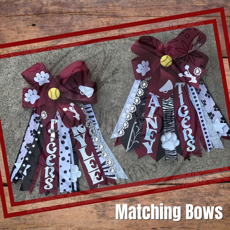 HAIR BOW Mum. Custom Homecoming Mum Hair Bow. Pinwheel Hair | Etsy