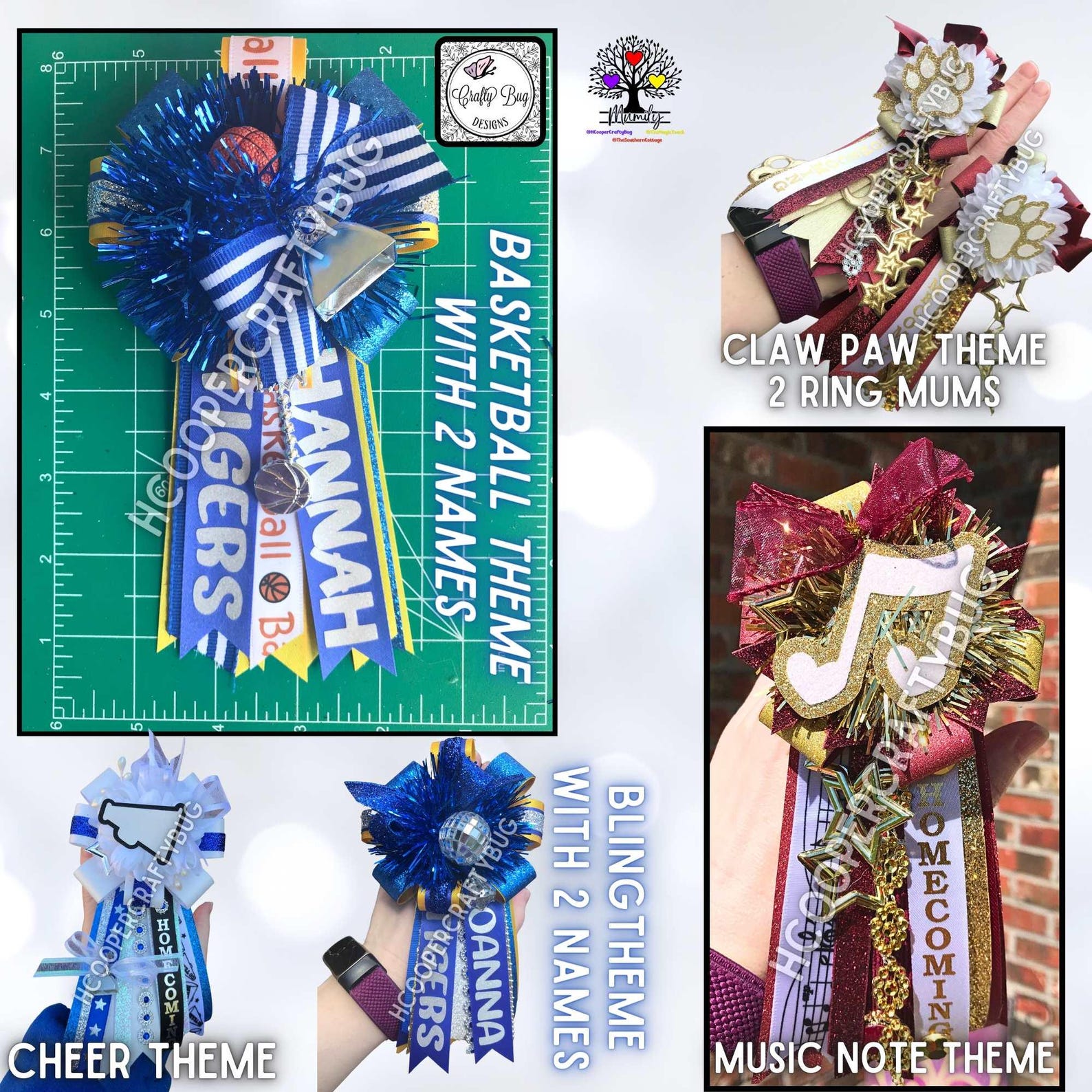 Customizable Homecoming Ring Mum: Mini Graduation Mum, Sports Theme - Etsy
