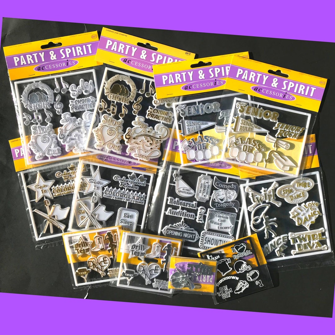 Homecoming Mum Trinket Packs.footballl.dance. ROTC, Colorguard, Drama ...