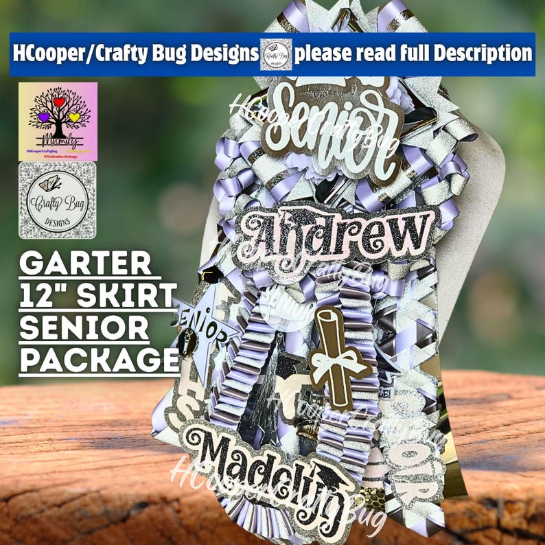 Custom Full Size Senior Homecoming Mum Garter - Etsy