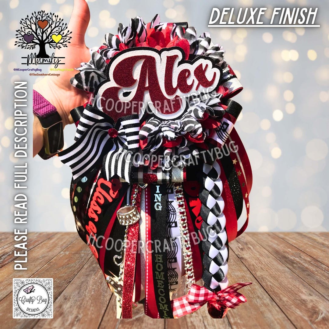 Custom Homecoming Wrist Mum. Wrist Mum. Mini Mum. Birthday Mum ...