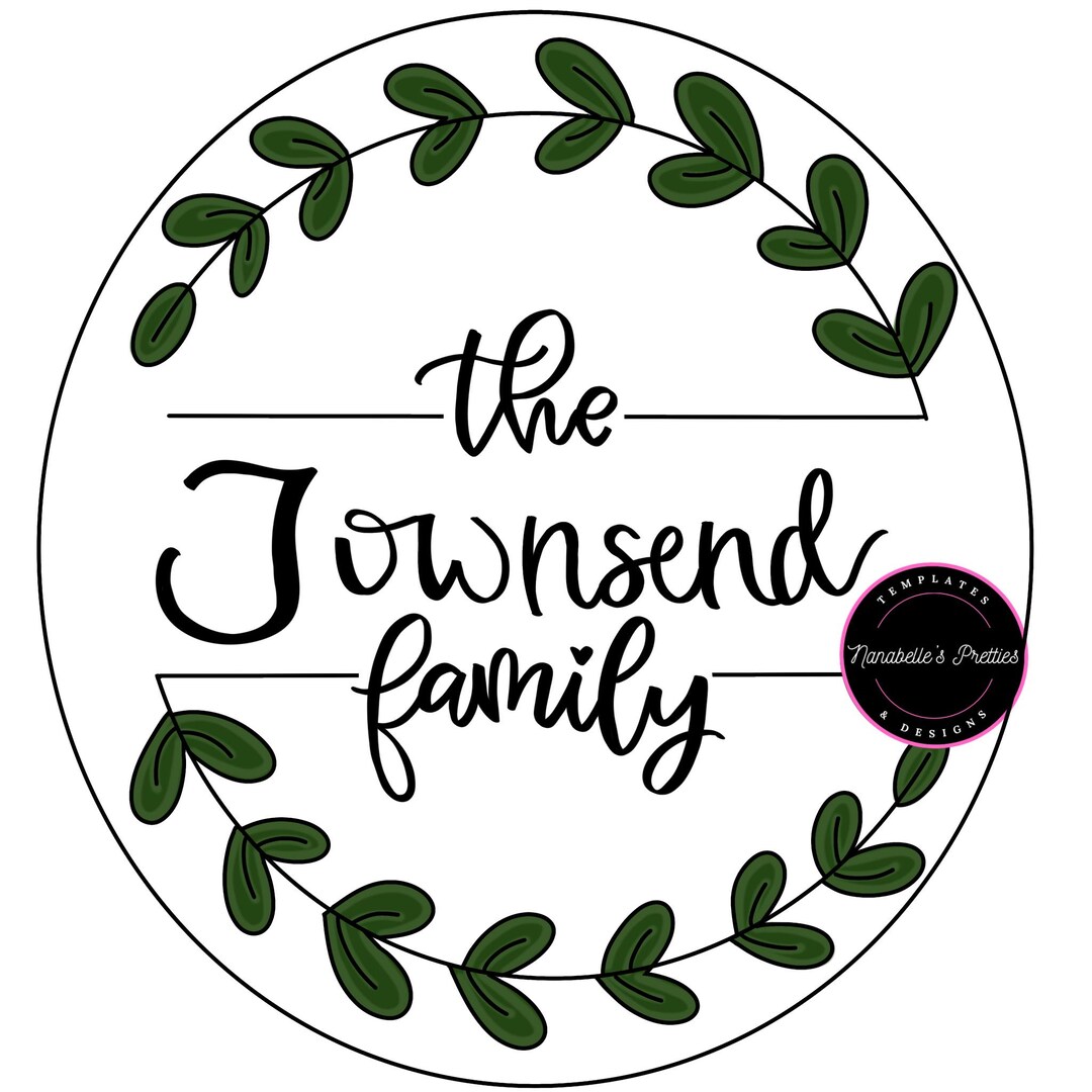 Everyday Door Hanger Template- Farmhouse Door Hanger Templates ...