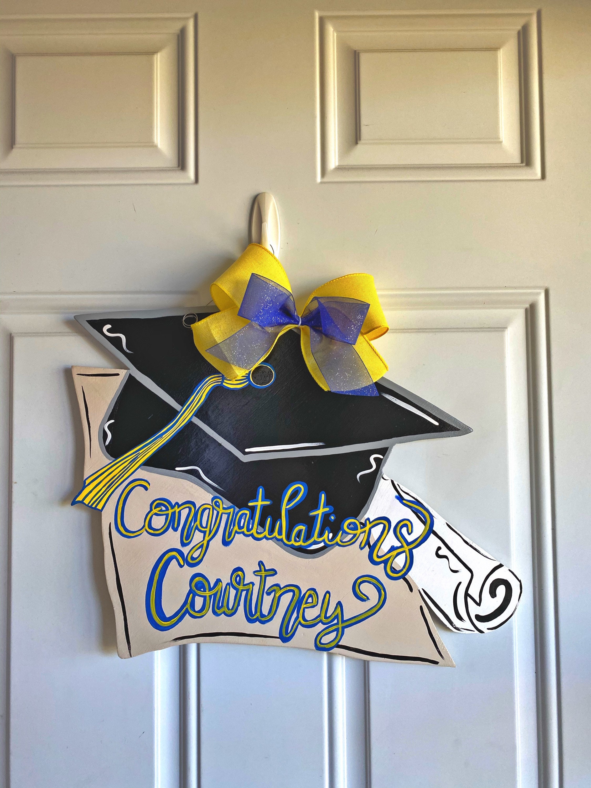 Graduation Door Decor 2020 Graduation Door Hanger Congratulations ...