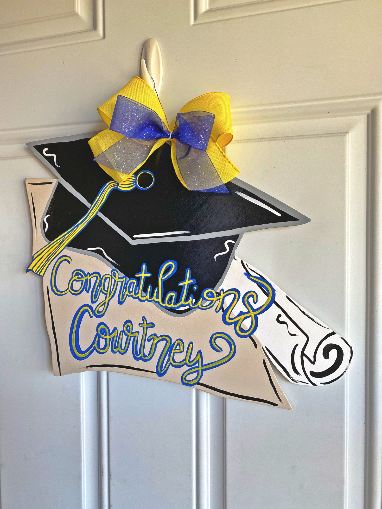 Graduation Door Decor 2020 Graduation Door Hanger Congratulations ...