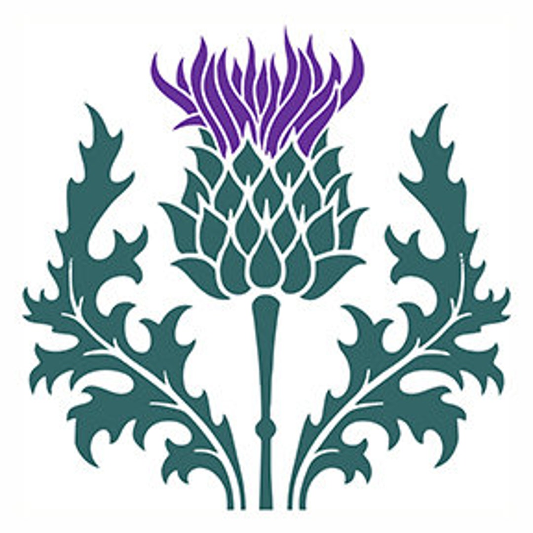 SVG Scottish Thistle Cutout for Popular Cutting and Engraving Machines ...