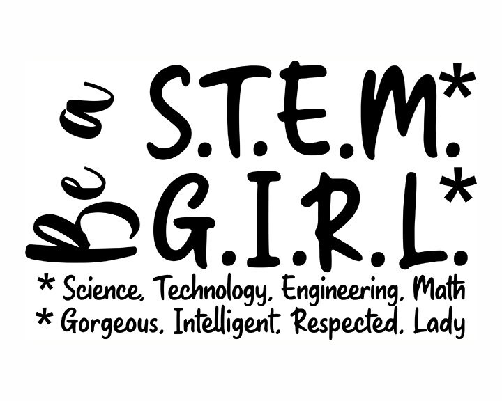 SVG STEM Girl Meme Cutout for Use on Popular Cutting and Engraving ...